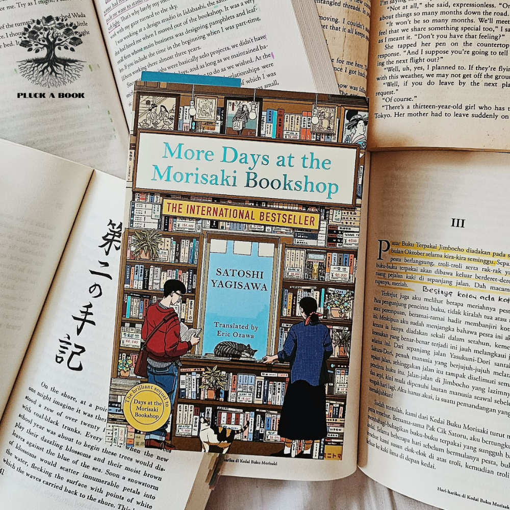 MORE DAYS AT THE MORISAKI BOOKSHOP by Satoshi Yagisawa – Pluck a Book